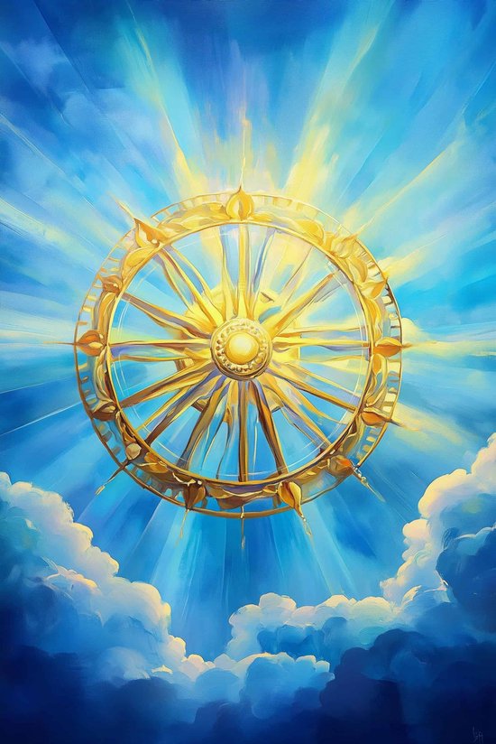 Dharmachakra Poster | Religie Poster | Symboliek Poster | Filosofie ...