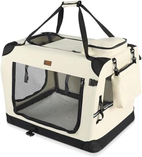 N.lux - Transportbox huisdieren / Honden en katten / Opvouwbaar / Bench ...
