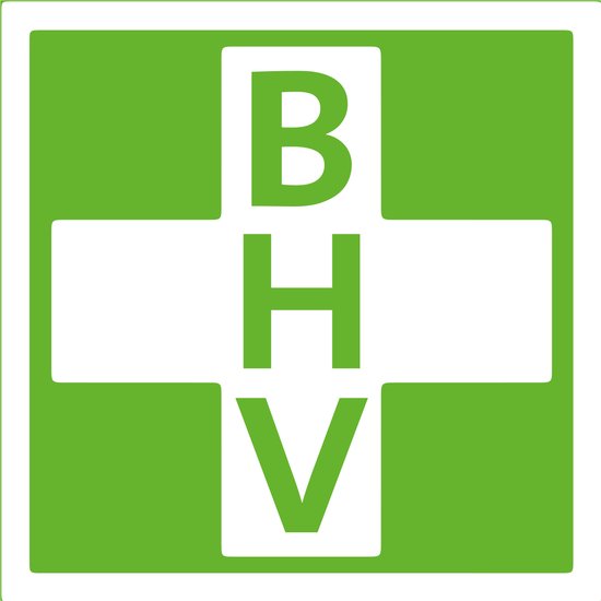 Raamsticker - BHV - 100mm x 100mm | bol