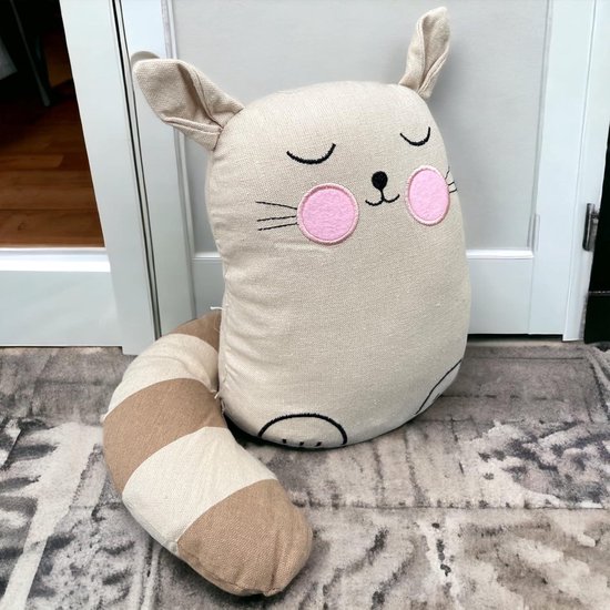 Stof pluche deurstopper deurbuffer stijlvolle decoratie 1 kg zwaar ...