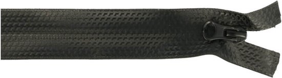 Rits 75 cm deelbaar watervast zwart | bol