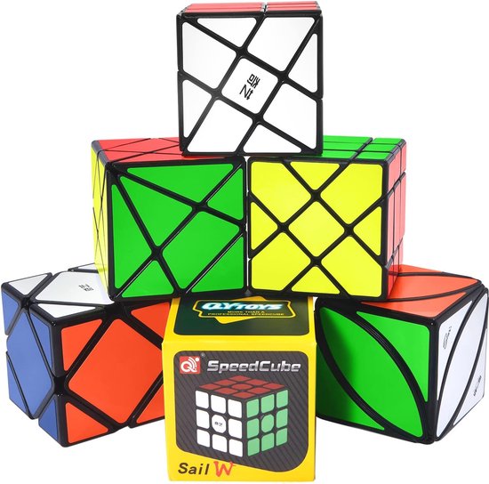Speed Cube Set - Skew Axis Windmill Fisher Ivy 3x3x3 Magische Kubus - 6 ...