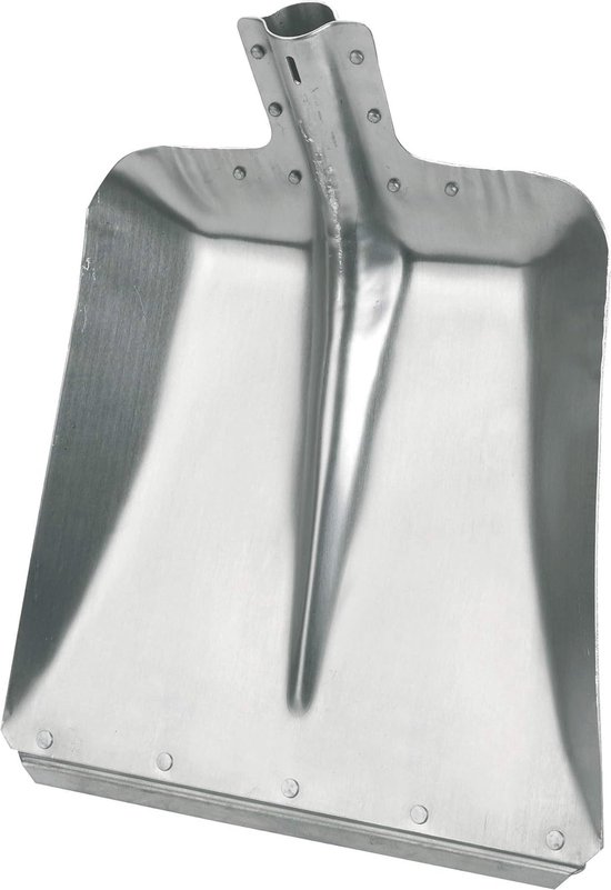Aluminium Schep 36 cm - Tuinschop/Stalschep met Verzinkte Stooprand en ...