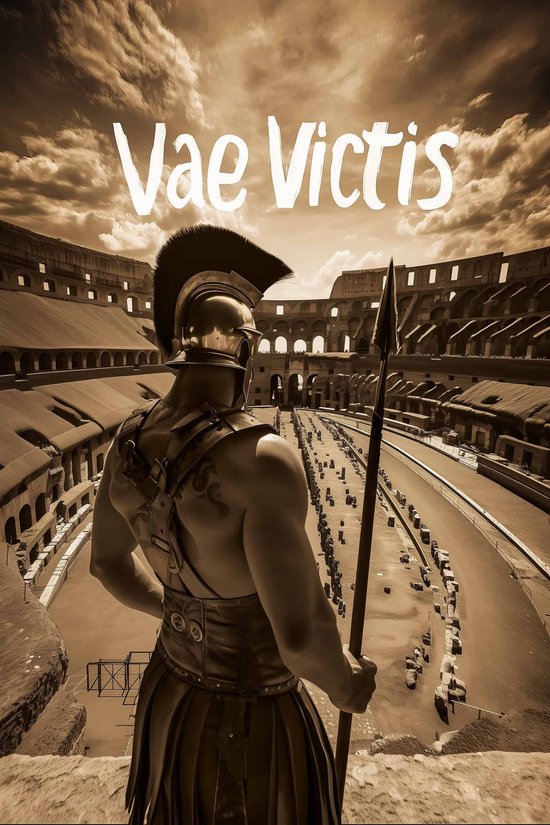 Vae Victis Poster | Tekst Poster | Gladiator Poster | Colosseum Poster ...