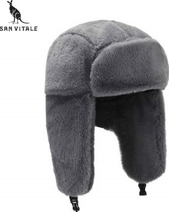 San Vitale® - Piloten muts - Faux Bont muts - Winter muts - Met ...