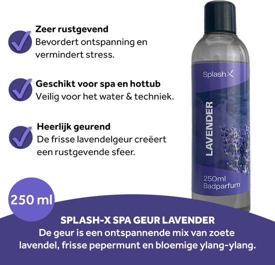 Splash-X spa geur lavender | 250 ml | bol