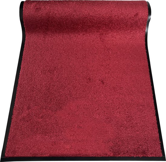JYG - Deurmat binnen - 90x350cm - CLEANWASH ROOD - Belgische ...