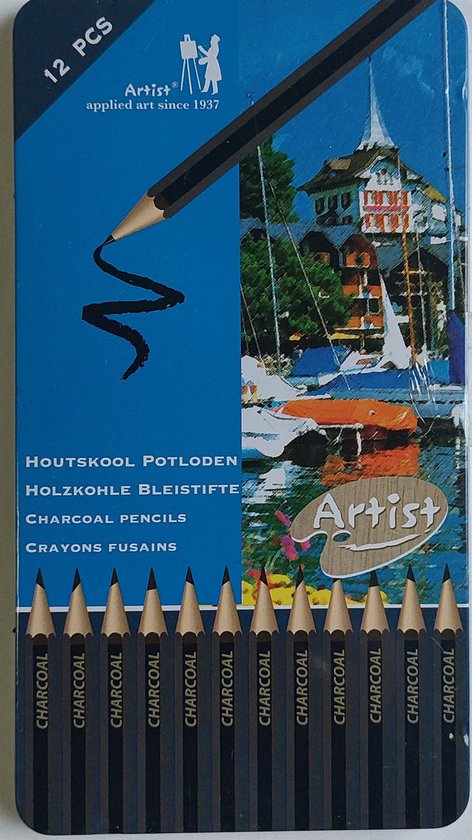 Houtskool Potloden Artist 12 stuks | bol