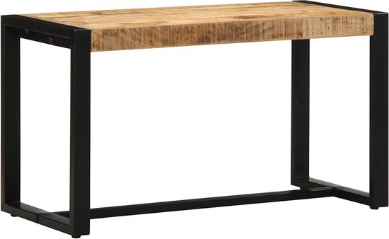 vidaXL - Bank - 80x35x45 - cm - massief - ruw - hout - mango | bol