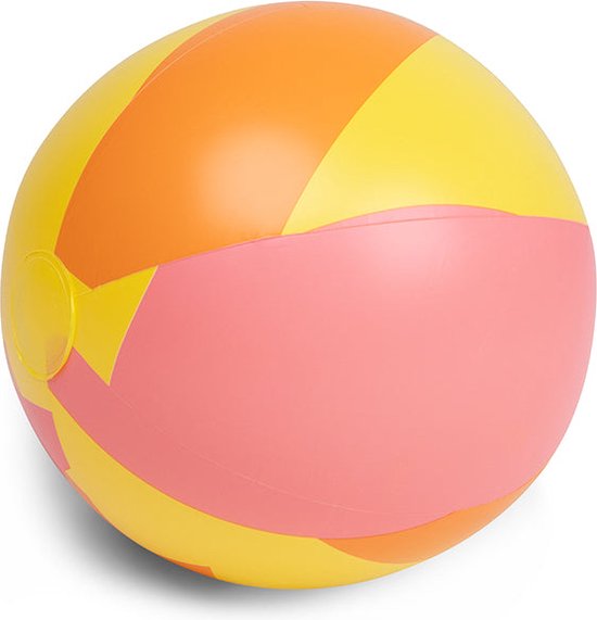 Swim Essentials Strandbal Opblaasbaar - Neon Kleurblokken - Ø 51 cm | bol