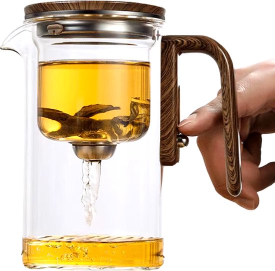 Theepot met filter | theepot dubbelwandig | theepot met warmhouder ...