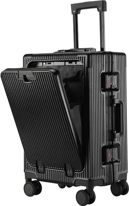 Koopiez Reiskoffer - Reizen - Koffer - Aluminium - Wieltjes - Laptop ...