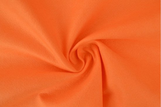 Vilt stof - 3mm dik vilt - 1 meter - Per meter - Oranje | bol