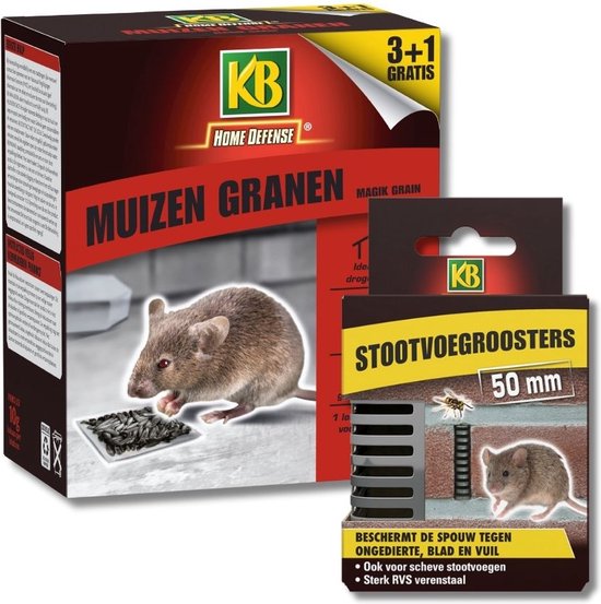 Pakket: KB Home Defense Muizenlokdoos Granen 4 stuks ...