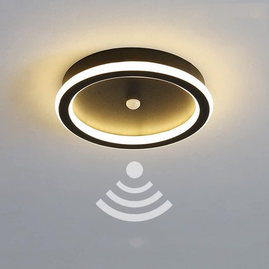 Modern Round Ceiling Light with Motion Sensor and Daylight Sensor for ...