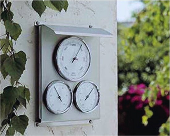 Analoog Weerstation voor Buiten – Met Barometer, Thermometer en ...