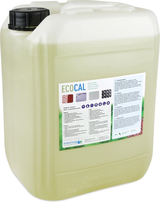 Ecocal 25 liter - 200m2 - Ontkalker - kalk en witte vlekken verwijderen ...