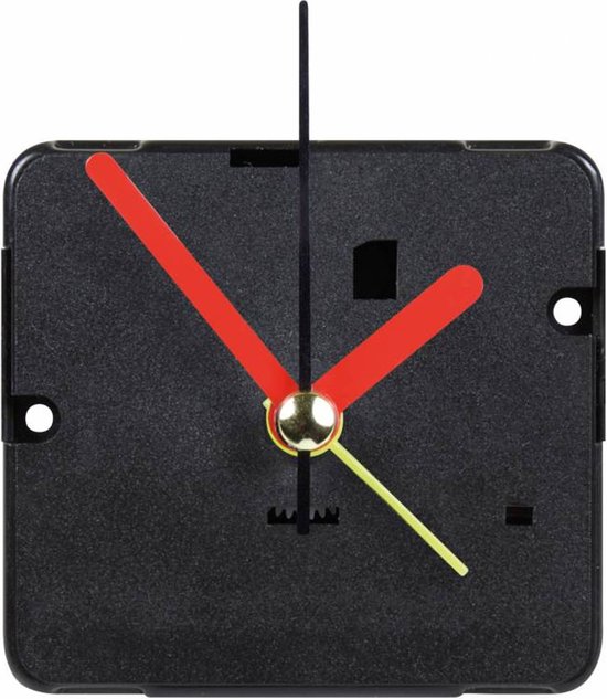 Shall Quartz klokmechanisme - Met wijzers & wekkerfunctie - Zwart - Op ...