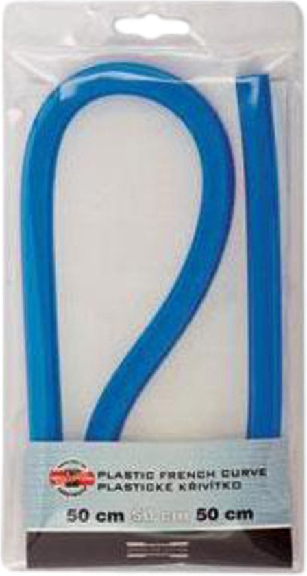 Flexibele lineaal, curve 50 cm, zonder maatverdeling | bol