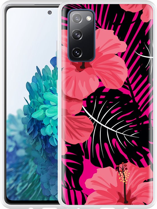 Cazy Hoesje geschikt voor Samsung Galaxy S20 FE - Tropical Flowers | bol