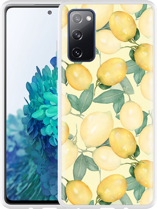 Cazy Hoesje geschikt voor Samsung Galaxy S20 FE - Lemons | bol