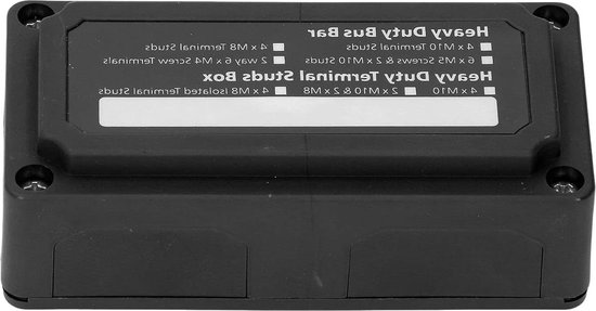 Terminal Stud Box DC48V 300A Busbar Box - Eenvoudige Installatie - Uitrusting van... | bol