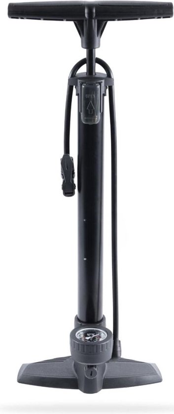 Fietspomp met drukmeter - Staande pomp hogedruk racefiets luchtpomp met... | bol