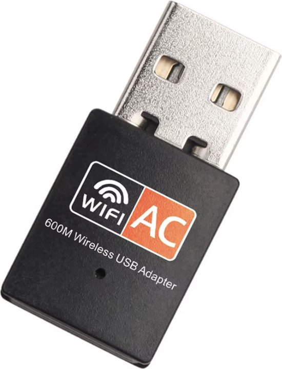 LuTech® USB Wifi Adapter - 600Mbps - 2.4GHz & 5GHz - WiFi Antenne Dual ...