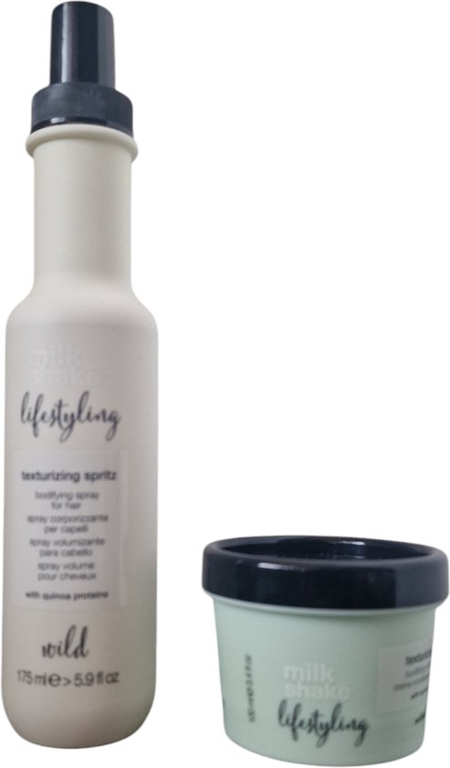 Milkshake Texturizing Duo Molding Cream 100ml + Spritz Spray for Hair ...