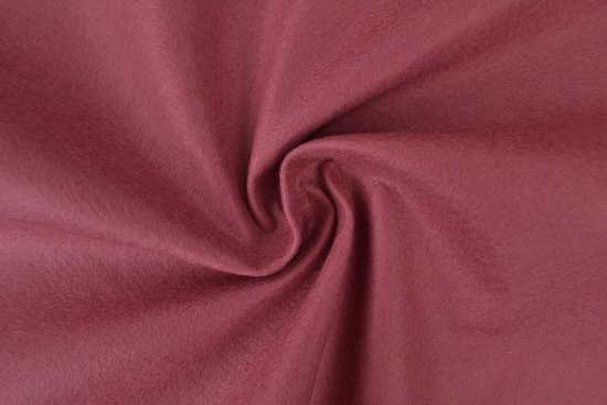 Vilt stof - 1mm dik vilt - 1 meter - Per meter - Donker oud roze | bol