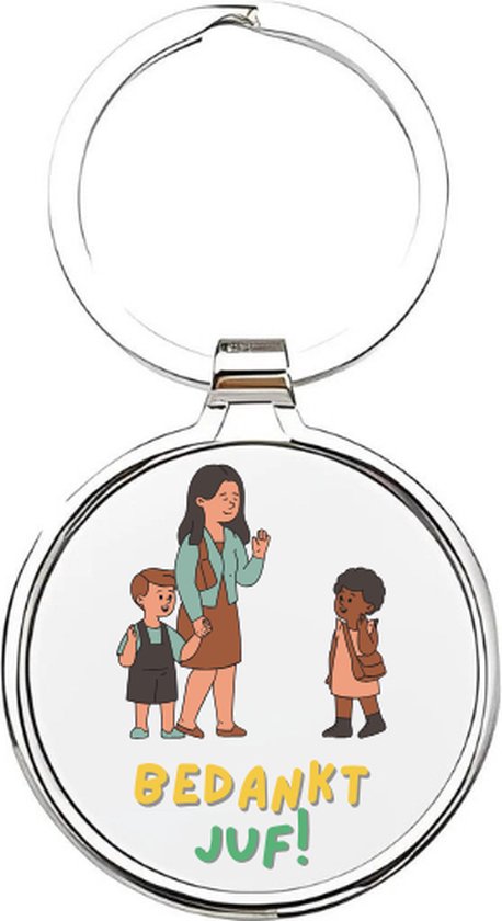 Akyol - bedankt juf Sleutelhanger - Juf - juffen - jufvrouw - leraar ...