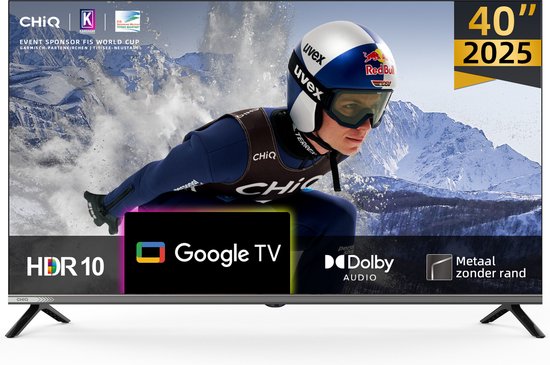 CHiQ L40M9G - Smart TV 40 Inch - FHD - Metalen Randloos - Google TV ...