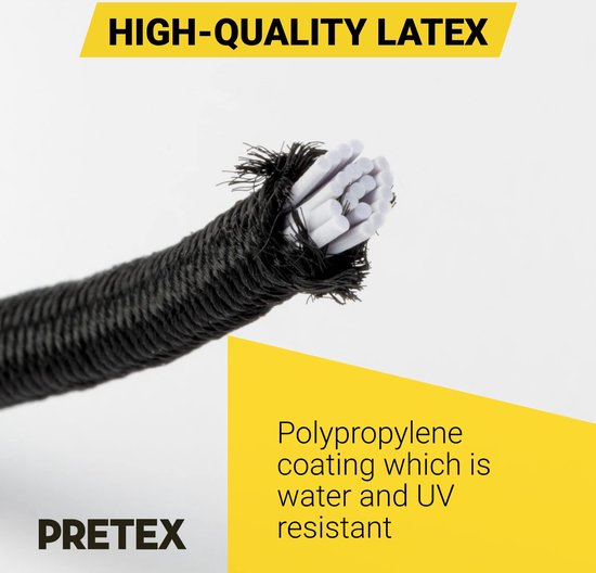 PRETEX Bungee Ballen met Koorden - Set van 25st x 15cm Universele ...