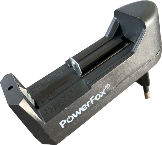PowerFox® - Batterij oplader 2025 voor 18650 14500 16430 Batterijen | Oplader voor... | bol