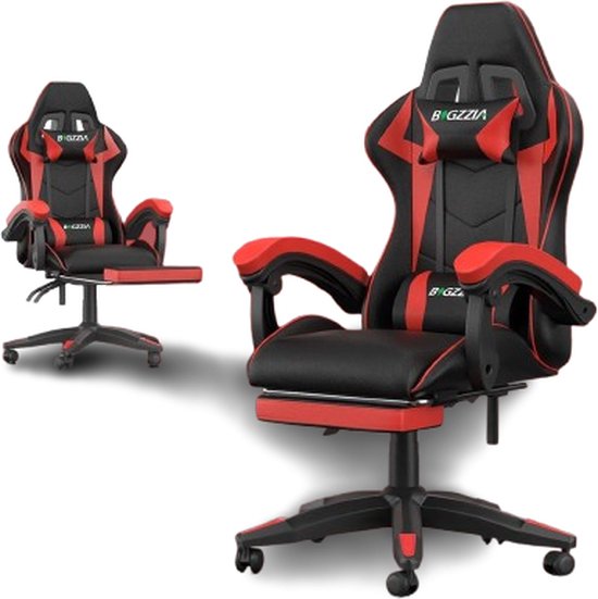 ItsIn® - Rood - Bureau Stoel - Bureau - Gaming Chair - Verstelbaar ...