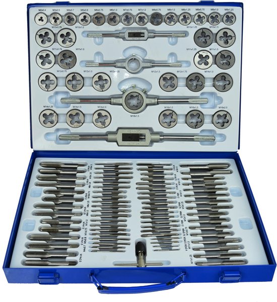 Tap en Snijset - Metrisch - 110 delig - Tappenset - GEKO | bol
