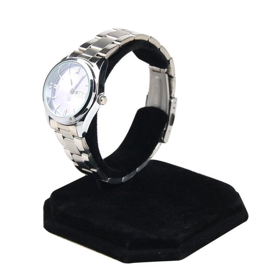 Horloge houder - Zwart fluweel - Horlogestandaard - Sieraden display | bol