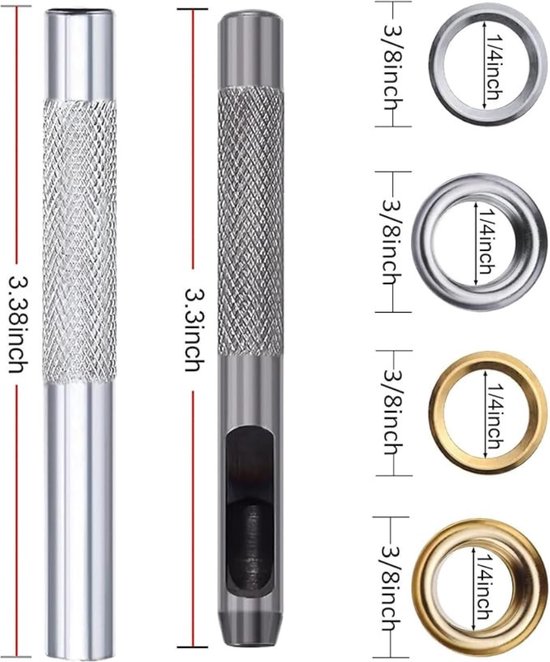 Equivera zeilringen met gereedschap - zeilringen - zeilogen ...