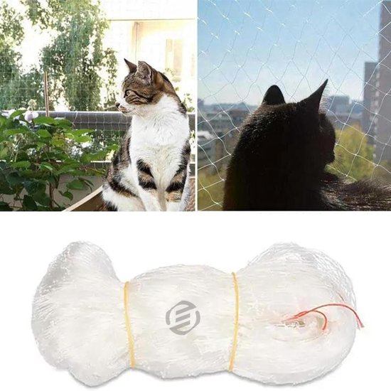 Equivera Kattennet balkon - Kattenbeschermingsnet - Balkon Net ...