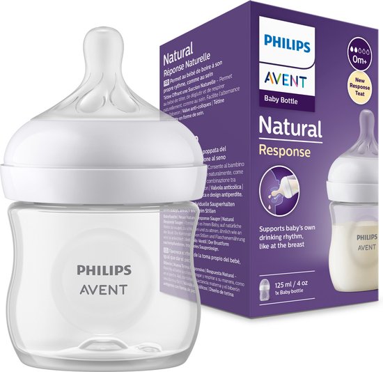 Philips Avent - Babyfles - Natural Response - 1 stuk - 125ml | bol