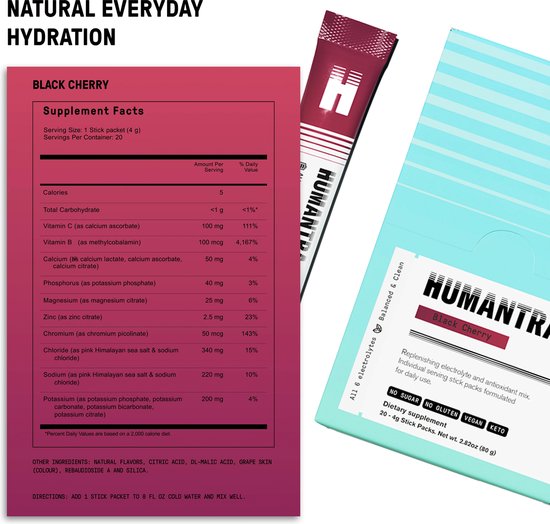 HUMANTRA Black Cherry (electrolytes) | bol