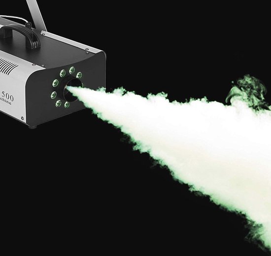 Krachtige 1500W Rookmachine met LED-verlichting en Stroboscoopeffect ...