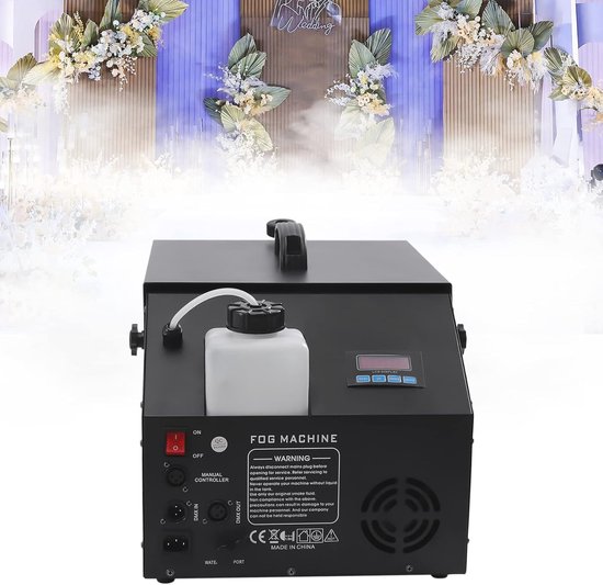 Diepliggende rookmachine met afstandsbediening - 1200W ...