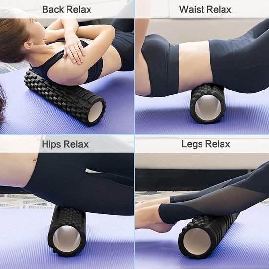 Fascia Roller Set voor Trigger Point Zelfmassage, Geschikt voor Beginners en Professionals | bol