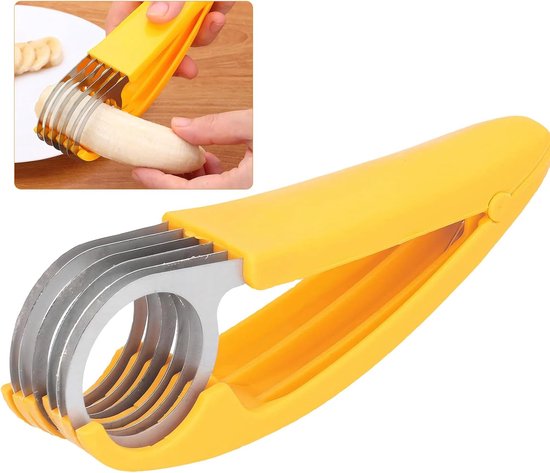 Handige Snijder voor Fruit en Groenten met Ergonomische Grip en Veilig ...