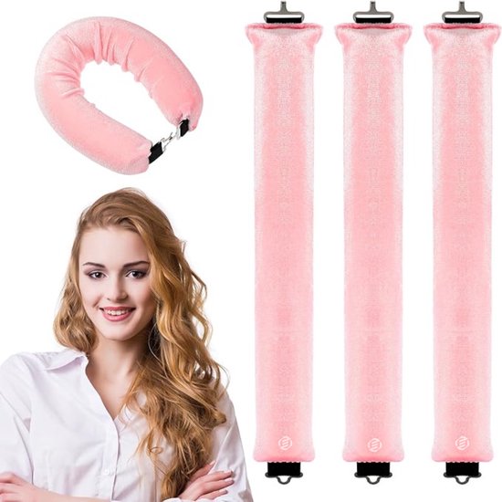 Heatless Curls - Haar Kruller - Haarkruller - Krullen zonder Warmte ...