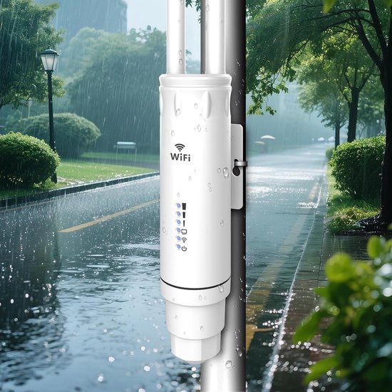 Outdoor WLAN Access Point - Wifi Repeater Buiten - Tuin Internet - IP66 ...