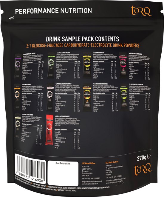 TORQ 10 Drinks Sample Pack (Energy & Hydration) | bol