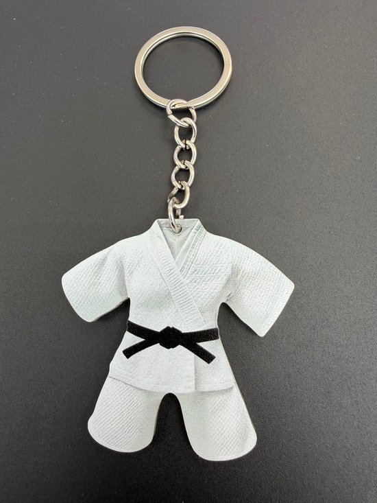 Sleutelhanger Gi | band | acryl | Oranje | bol