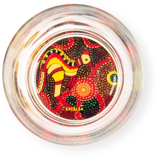 Set van 6 Excelsa Aboriginal Glazen 34 cl – Multicolor ...